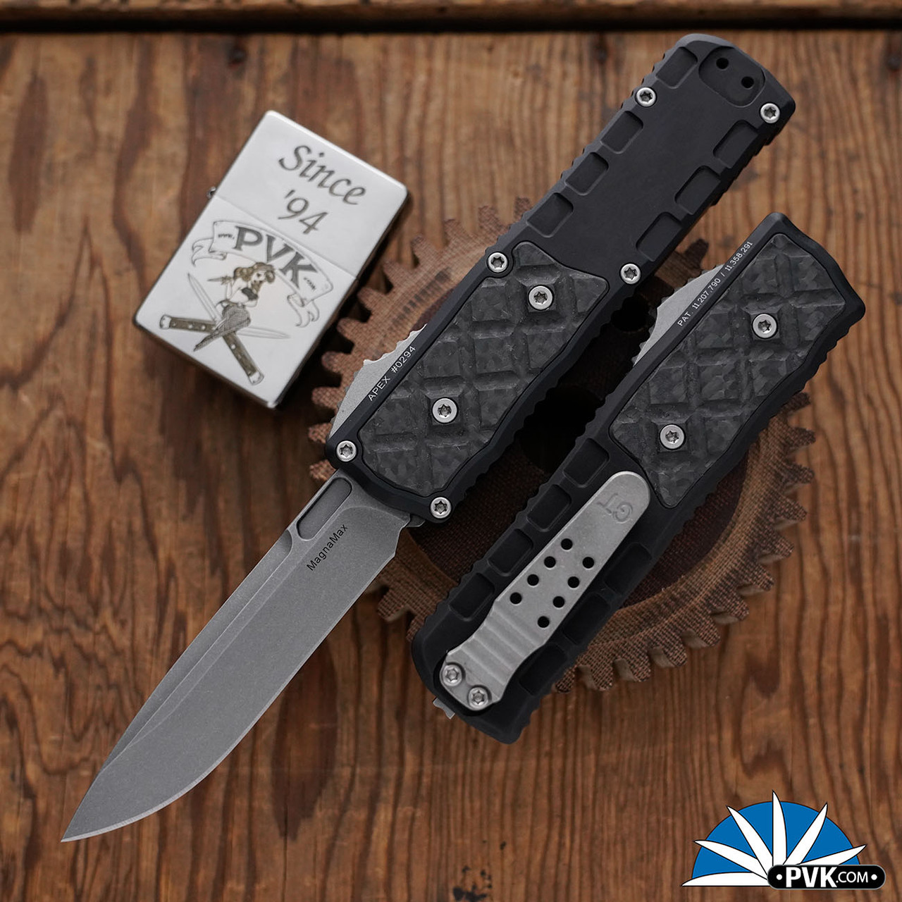 Guardian Tactical Apex, Two Tone Black Magnamax Blade, Black Aluminum ...