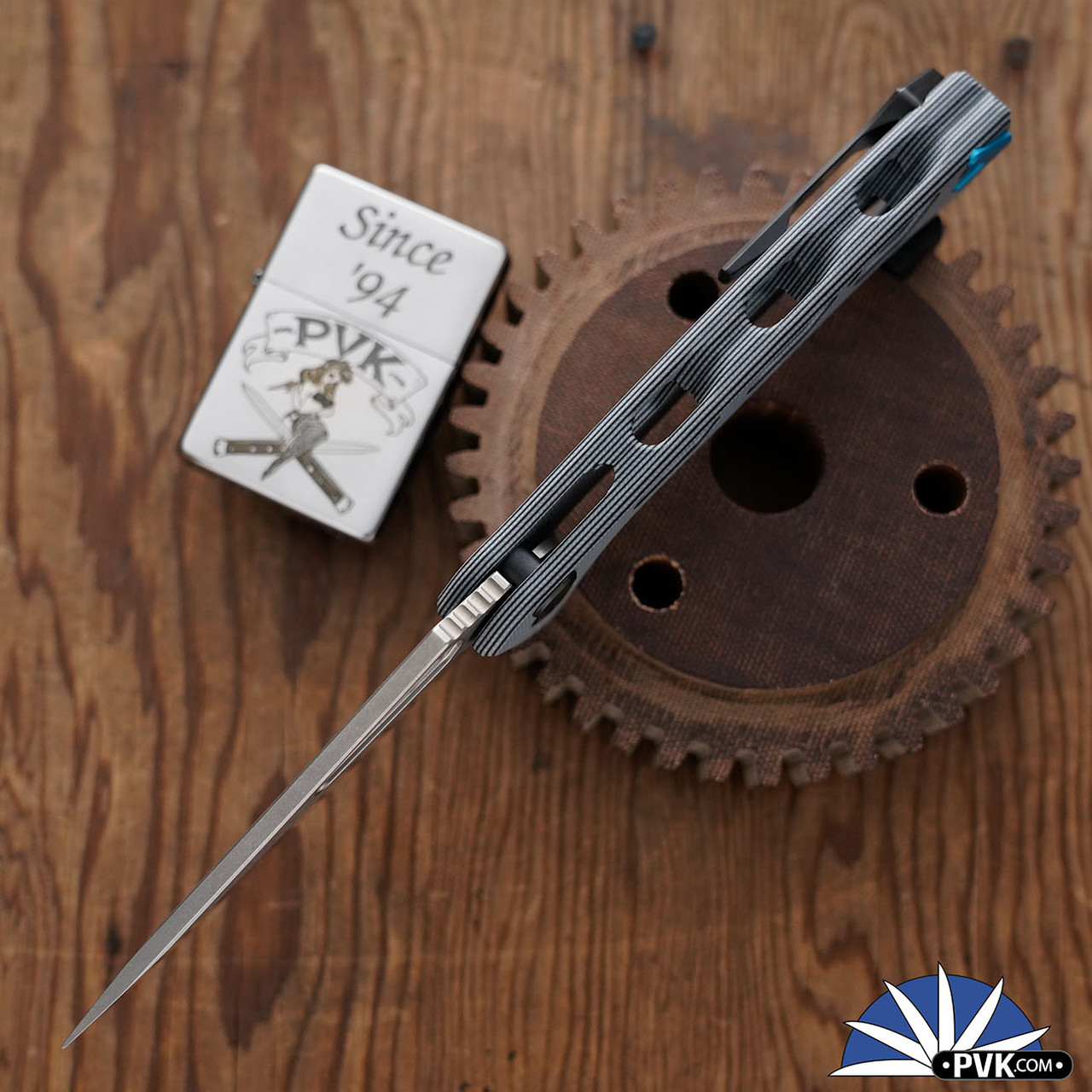 Dead Reckon Knives RB-3545-61 Ridgeback Vertebrae, Stonewashed Magnacut ...