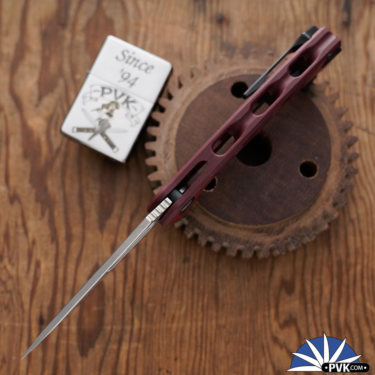 Dead Reckon Knives RB-3545-61 Ridgeback Vertebrae, Stonewashed Magnacut ...
