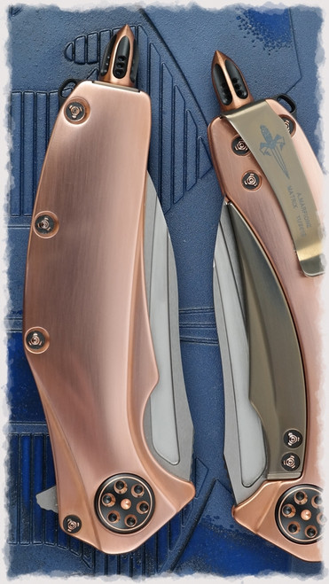Marfione Custom Matrix Copper Mirror Polished Blade - PVK
