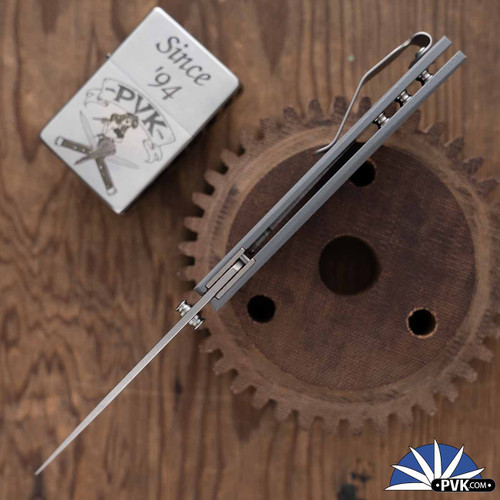 Three Rivers Manufacturing (TRM) Neutron 2 Linerlock, Tumbled 20CV ...