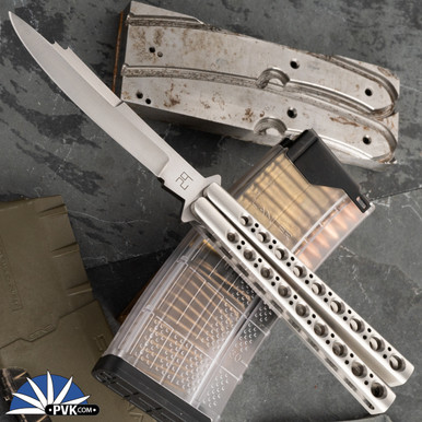 29 Knives Custom 5" S30V Susuwat Skeleton Channel Cut 303 Stainless ...