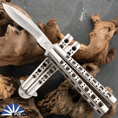 29 Knives Custom 4" S30V Kukri Skeleton Channel Cut 303 Stainless Steel ...