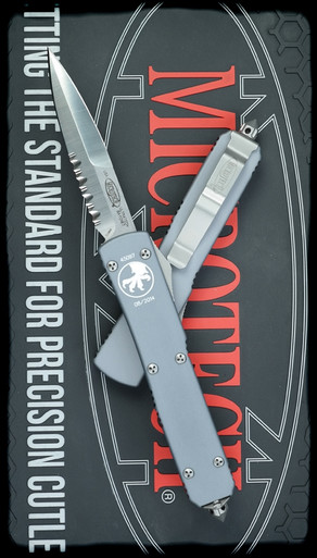 Microtech Ultratech D/A OTF Bayonet/SWS Gray 2014/2015 Smooth Handle - PVK