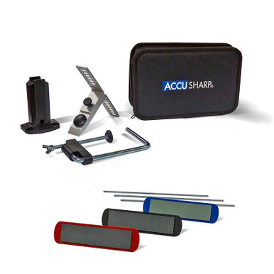 AS060C AccuSharp Three Stone Precision Knife Sharpening Kit - PVK