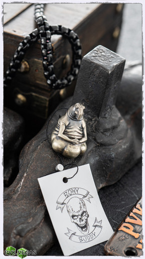 Bony Buddy Russia Homunculus Loxodontus Bronze Bead - PVK