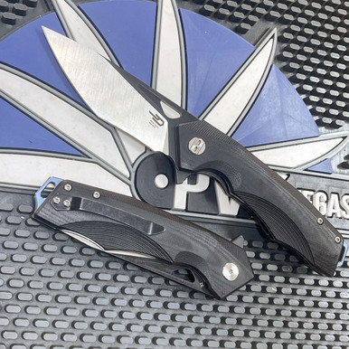 Bestech Knives BG14A-2 Toucan Flipper Knife D2 Two-Tone Satin ...