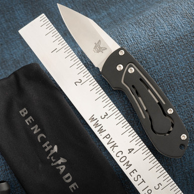 Benchmade "Vintage" Benchmite, 154CM, Black Steel Handle - PVK
