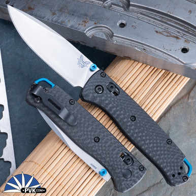 Benchmade Bugout AXIS Lock, CPM-S90V Satin Blade, Carbon Fiber Handles ...