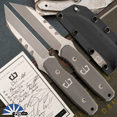 Blackside Customs Americana Two Tone Gray Matter Blade CPM154 Titanium ...