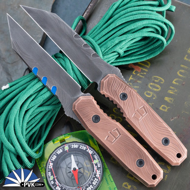 Blackside Customs Americana Beskar Finish Magnacut Blade, Copper Handle ...
