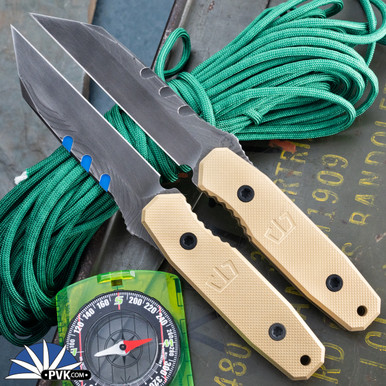 Blackside Customs Americana Beskar Finish Magnacut Blade, Brass Handle ...