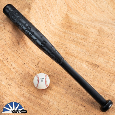 Blackside Customs Combat Bat, Blackened Maple Wood, BSC Logo Pattern - PVK