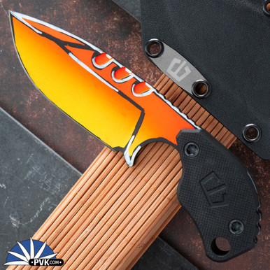 Blackside Customs, Strider Design SLCC Drop Point, Borderlands Finish ...