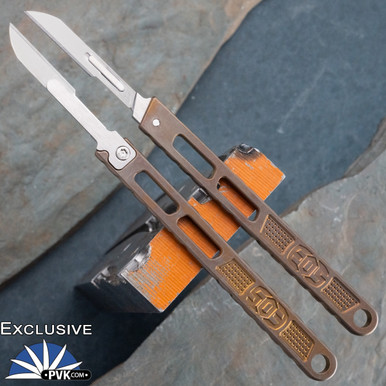 EOS Custom Scalpel, #14 Blade, Bronze Ano Skeletonized Handle PVK ...