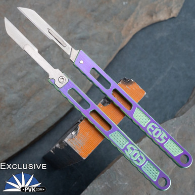 EOS Custom Scalpel, #14 Blade, Joker Ano Skeletonized Handle PVK ...