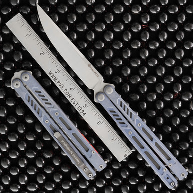 Maxace Knives Banshee V2 Balisong Drop Point Grey G10 - PVK