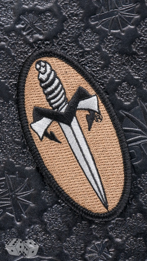 Marfione Morale Patch Tan Dagger - PVK