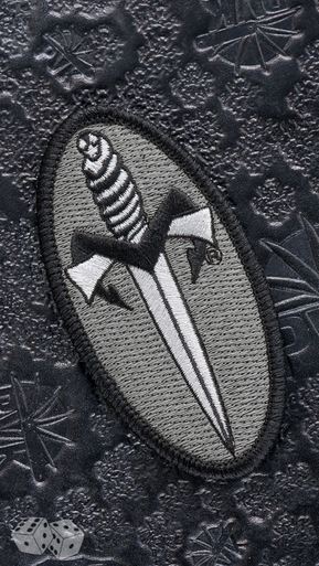 Marfione Morale Patch Gray Dagger - PVK