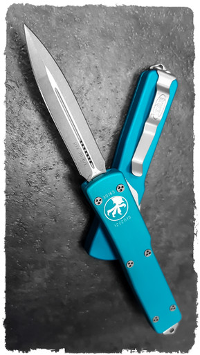 Microtech UTX-70 D/A OTF DE/SW Turquoise - PVK