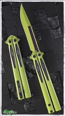 Microtech Tachyon III Balisong Knife 173-1IH SN025 - PVK