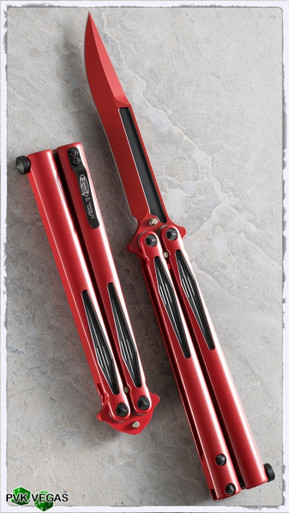 Microtech Tachyon III Balisong 173-1DP Deadpool SN#049 - PVK