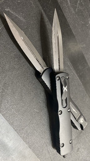 Microtech Dirac Damascus 225-16S Damascus Blade - PVK