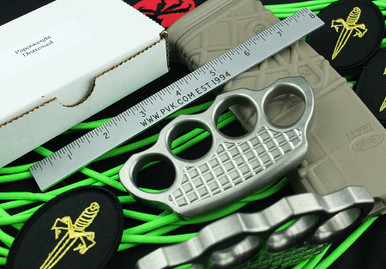 Marfione Custom Knuckles (Distressed Titanium) - PVK