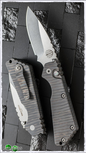 Protech Strider 2417-SW SnG Auto Tiger Stripe Ti w/ SW Blade - PVK