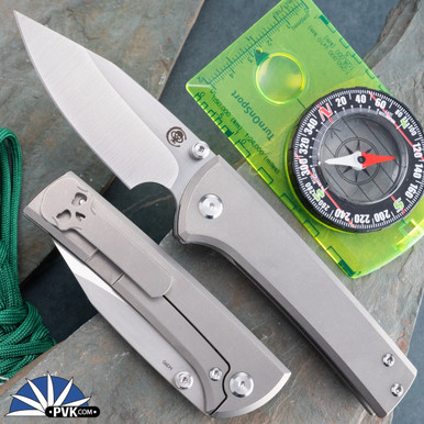 Chaves Knives Scapegoat Street Satin M390 Clip Point, Stonewash ...