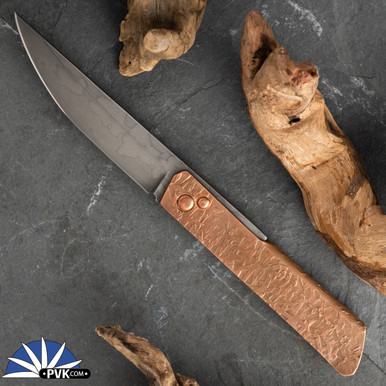 Venier Forge Higonokami Friction Folder S/E Hand Forged Steel, Hammered ...