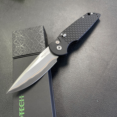Protech TR-3 Dion Prototype Gregg Dion CuMai Blade Fish Scales Handle ...