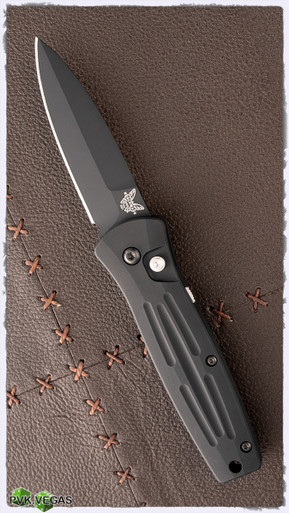 Benchmade 3551BK Mini Stimulus Black Blade w/Black Handle - PVK