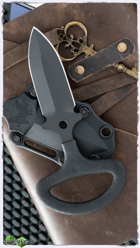 Benchmade Adamas CBK Backup Push Dagger, Black 440C - PVK