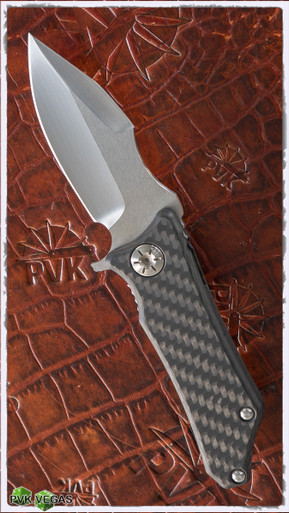 Marfione/Guardian Exilis, Carbon Fiber Scales Hand Ground Blade by ...
