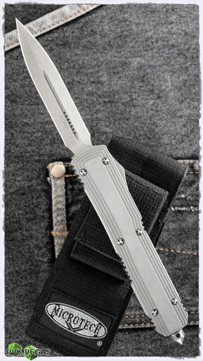 Microtech Element D/A OTF D/E Stonewash Stainless Steel SN003 - PVK