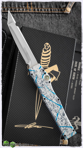 Marfione Custom HALO III Mirror Polish Tanto Splash Anodized SN003 - PVK