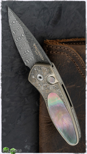 Protech Sprint Ultimate Custom Bruce Shaw Engraved Titanium - PVK