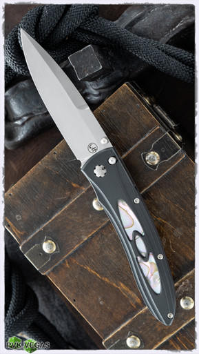 William Henry Knives L20 Spectrum, Abalone Inlays, 154CM - PVK