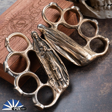 Black Bird Manufacturing, Bronze 4 Finger Knuck, Bone Lady - PVK