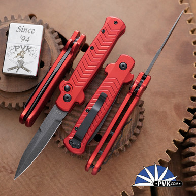 Fort Knife Works Auto Arrow Side Opener Dark Stonewashed D2 Bayonet ...