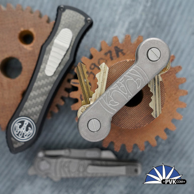 Keybar/Hawk Designs Collaboration Keybar, Stonewashed Titanium W/Hawk ...