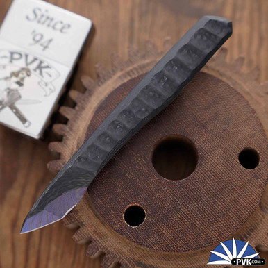 Warren Thomas Custom Small Tanto Fixed Blade, 6al4V Titanium/Carbon ...