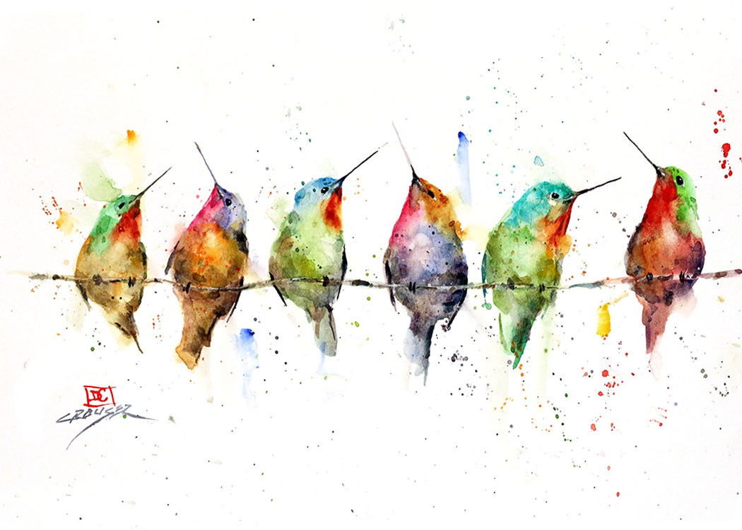 HUMMER & FLOWER - The Art of Dean Crouser
