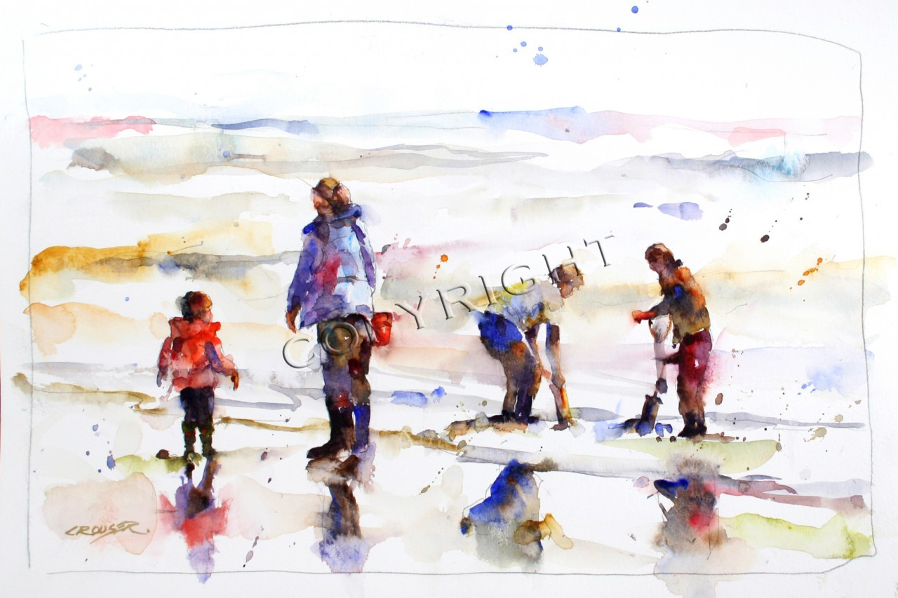 THE CLAM DIGGERS - The Art of Dean Crouser