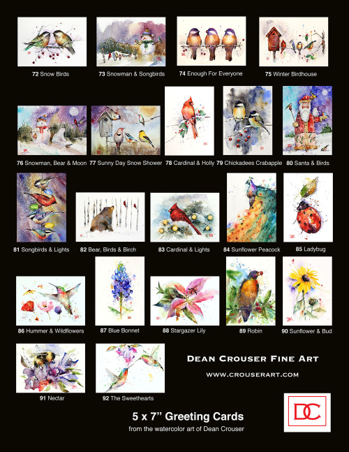 SET of 6 Greeting Cards, Choose from 140+ Images, MIX & MATCH! - The ...