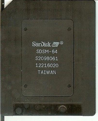 SDSM-64-490 SanDisk 64MB SmartMedia Flash Memory Card