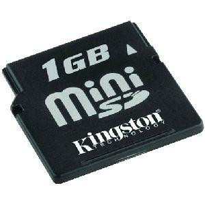 SDM/1GB Kingston 1GB miniSD Flash Memory Card