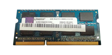 ACR512X64D3S13C9G Kingston 4GB SODIMM Laptop Memory