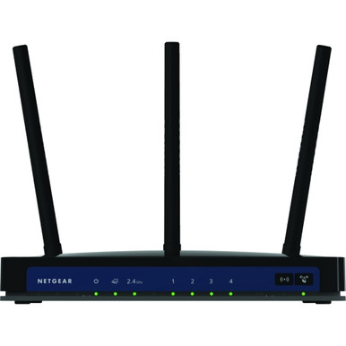 WNR2500-100NAS NetGear N450 4 Port IEEE 802.11n 450 Mbps Wireless Rout